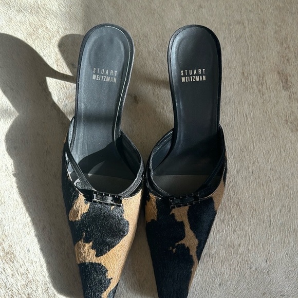 Stuart Weitzman | Shoes | Stuart Weitzman Calf Hair Animal Print 9s ...